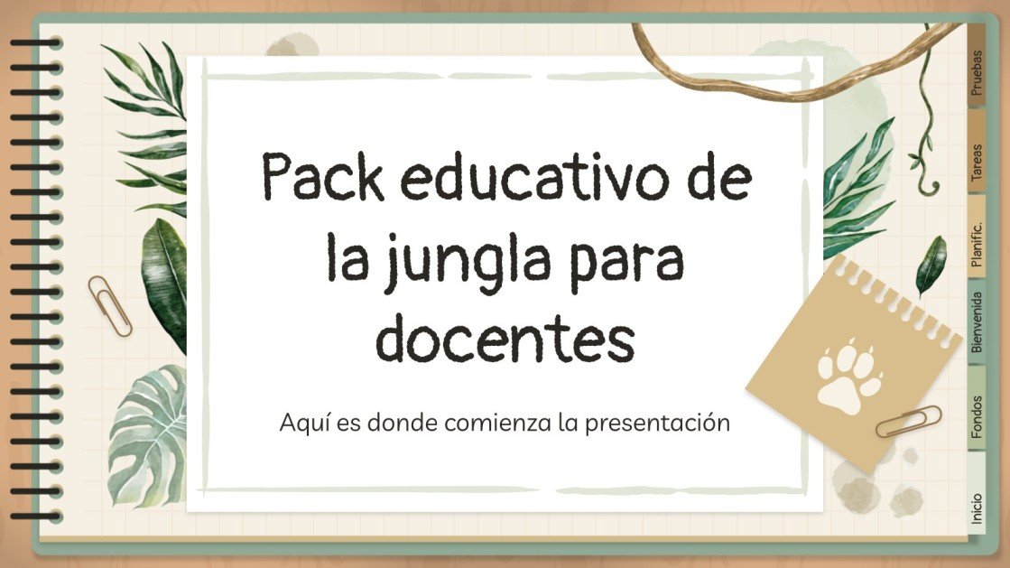 Free Google Slides & PPT templates inspired by the jungle
