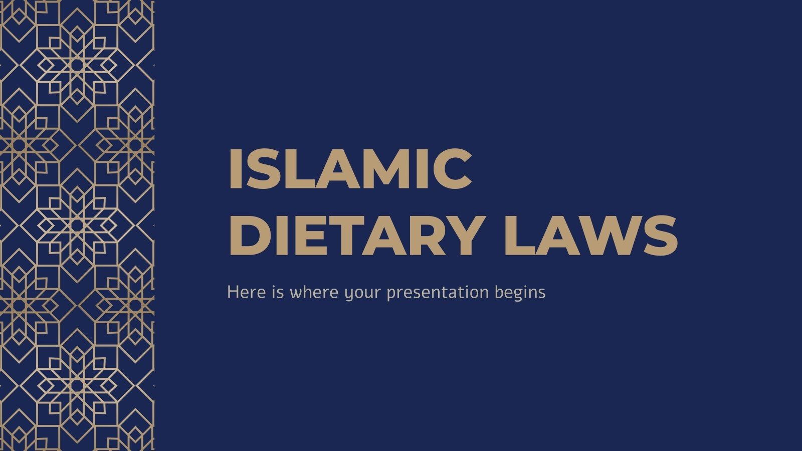 Kostenlose Vorlagen zum Thema Islam für Google Slides und PPT