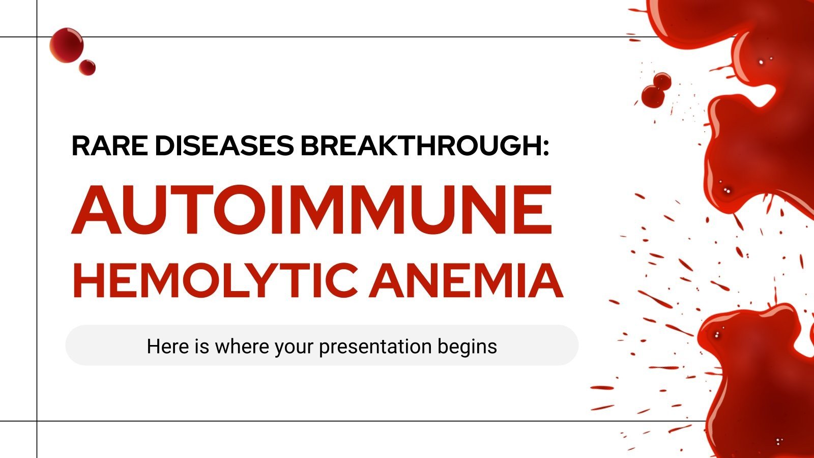 Plantillas gratuitas de Google Slides y PowerPoint sobre la anemia