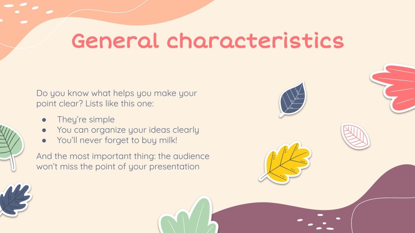 Autumn Leaves Stickers Lesson for Pre-K | Google Slides