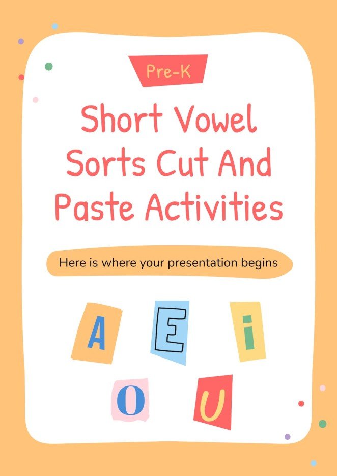 Short Vowel Sorts Activities | Google Slides & PPT