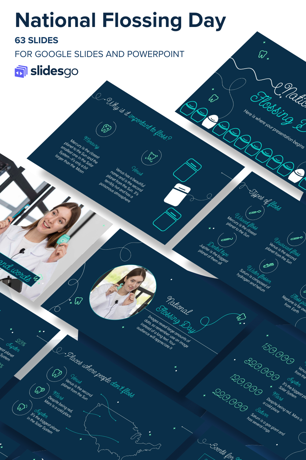 National Flossing Day | Google Slides & PowerPoint