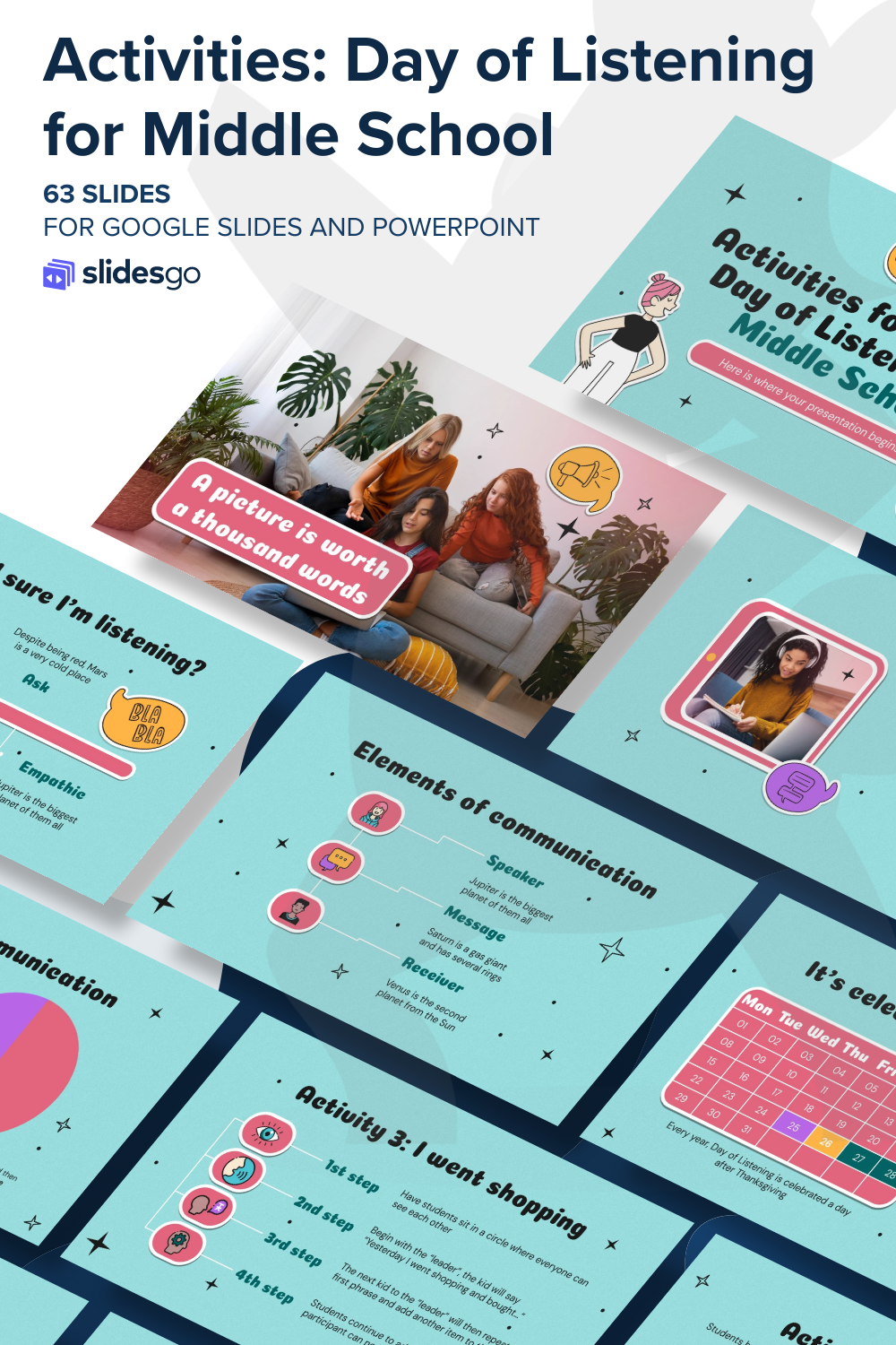 Activities for National Day of Listening for Middle School