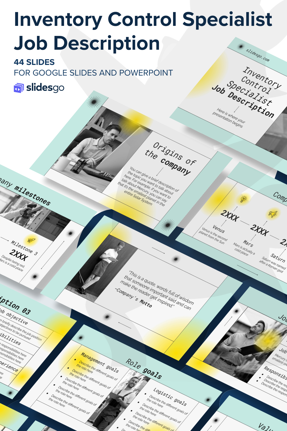 Inventory Control Specialist Job Description | Google Slides