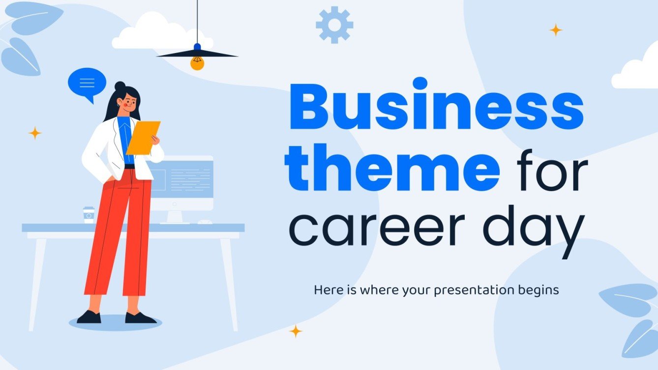 Google Slides Themes and PowerPoint templates on career day