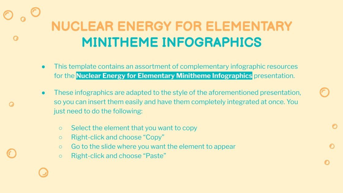 Nuclear Energy for Elementary Infographics | Google Slides