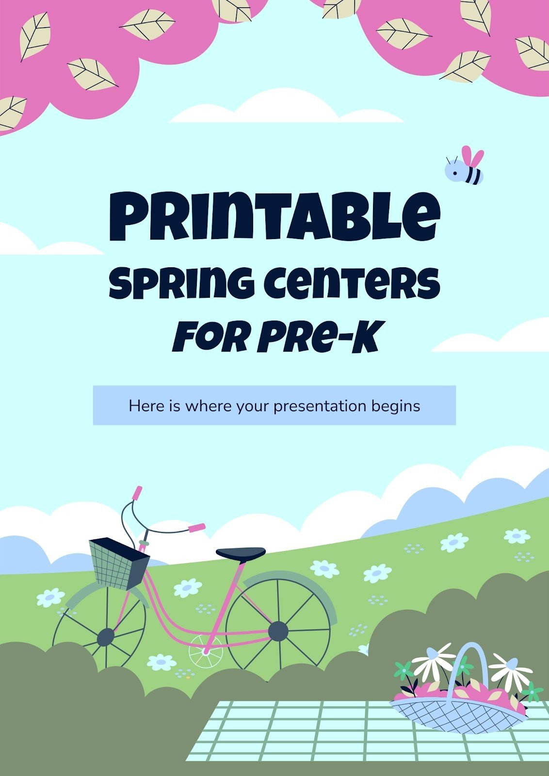Printable Spring Centers for Pre-K | Google Slides & PPT