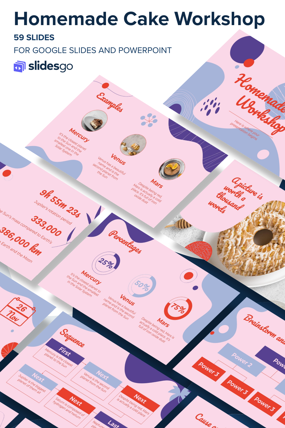 Homemade Cake Workshop | Google Slides & PowerPoint