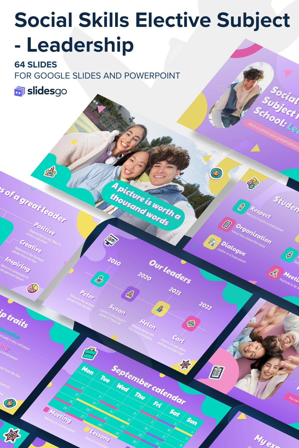 Social Skills Elective Subject: Leadership | Google Slides