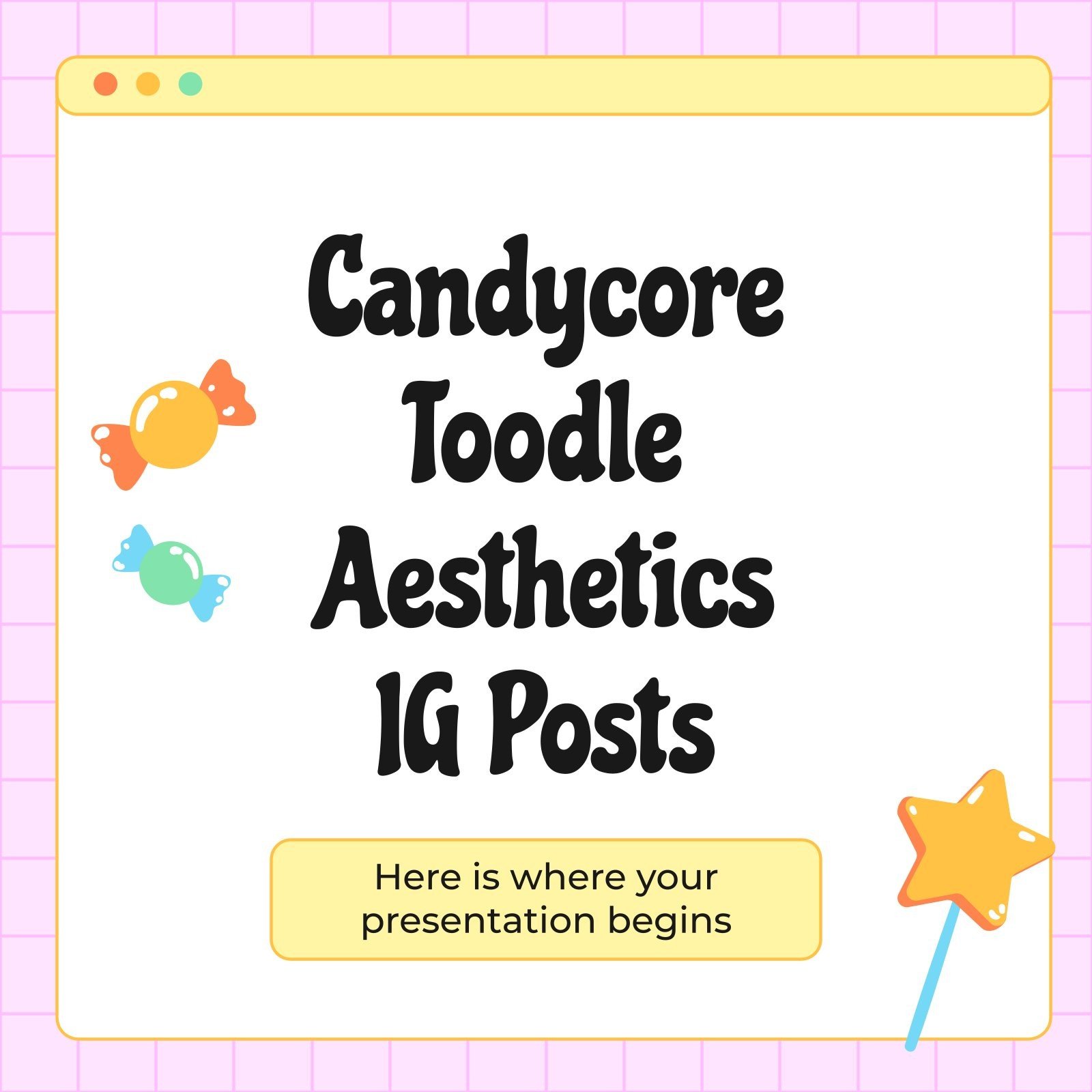 Cute Toodle Aesthetics IG Posts | Google Slides & PPT