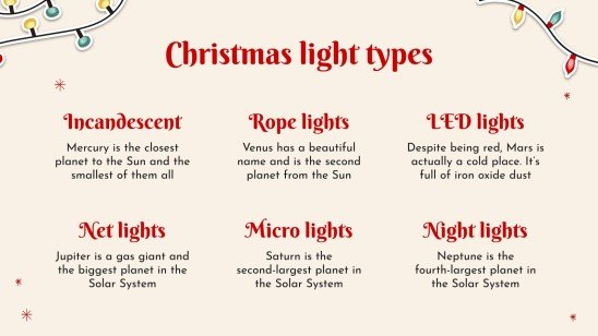 Christmas Lights Minitheme | Google Slides & PPT