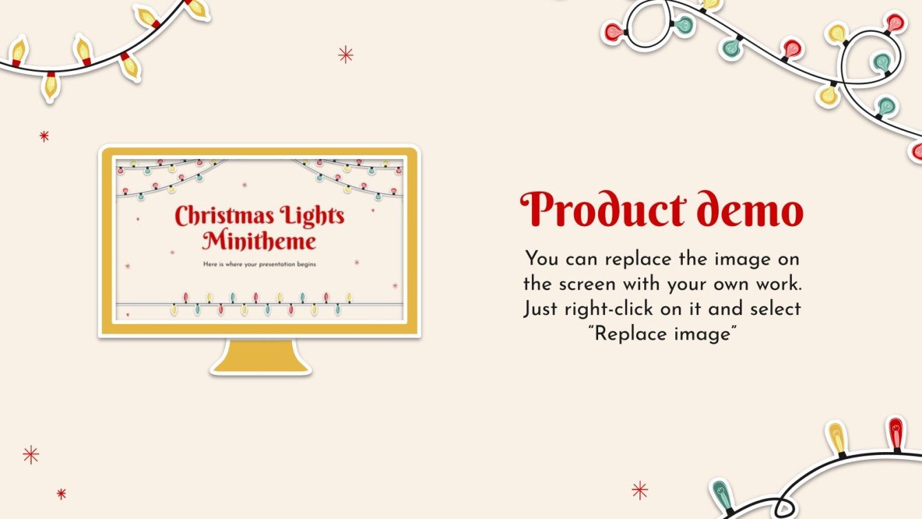 Christmas Lights Minitheme | Google Slides & PPT