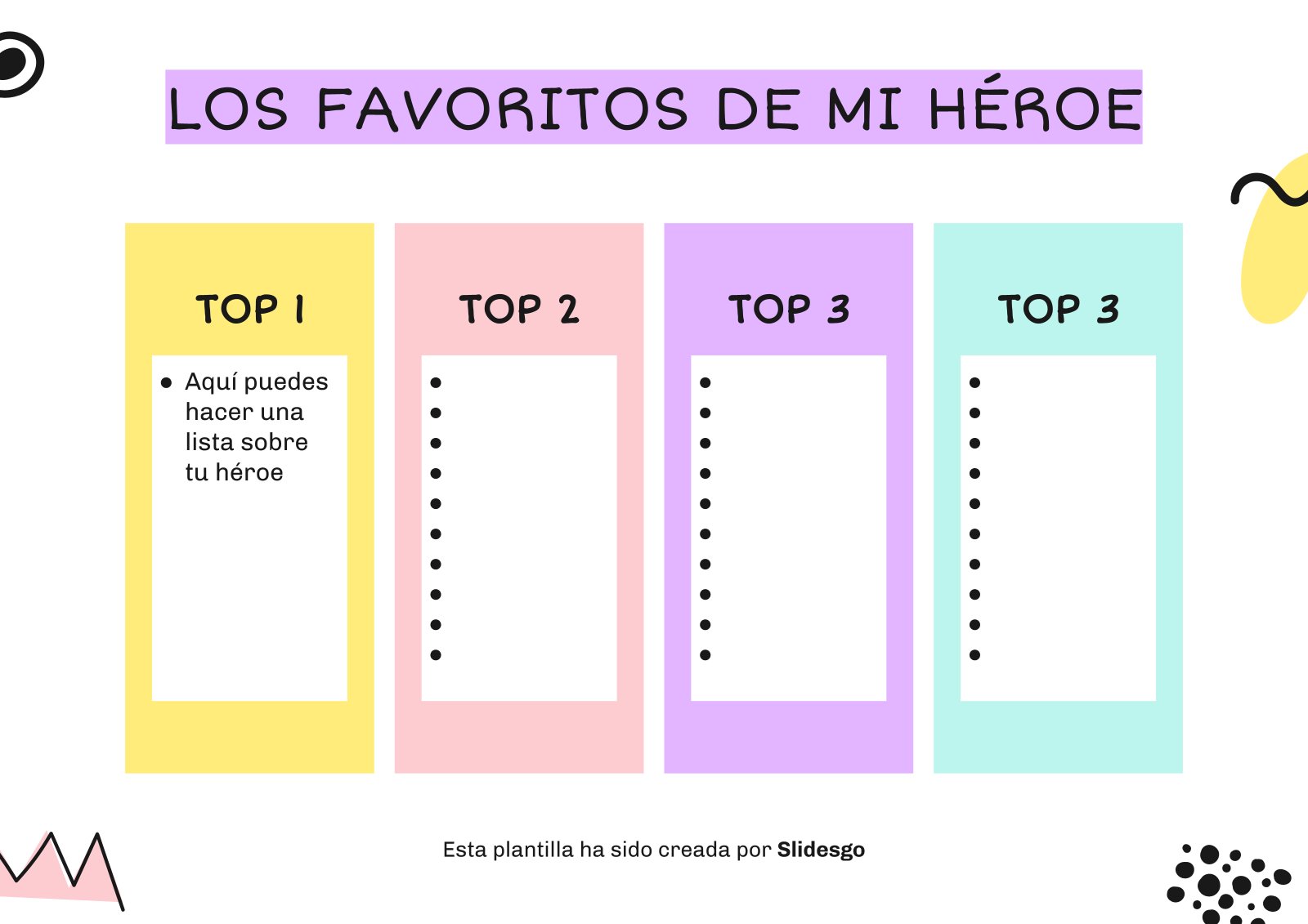 Printable Activities: Who's Your Hero? | Google Slides & PPT