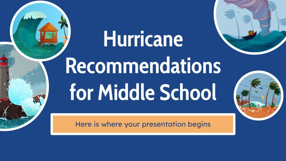 Free Google Slides themes and PowerPoint templates about Hurricanes