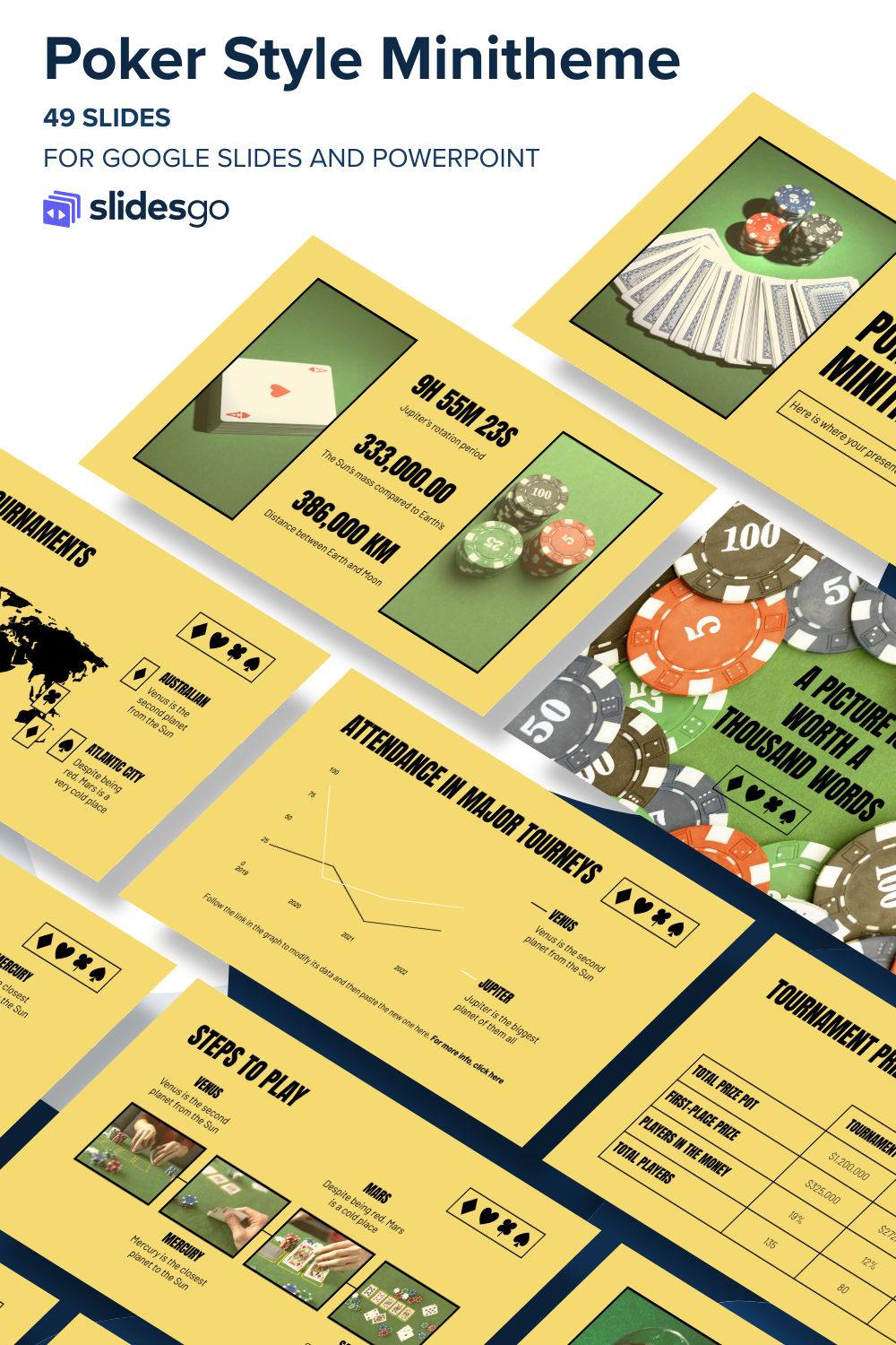 Poker Style Minitheme | Google Slides & PowerPoint template