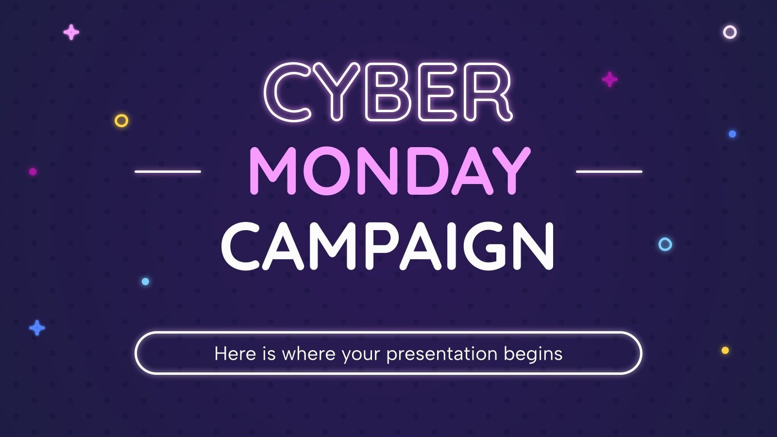 Cyber Monday Campaign | Google Slides & PPT