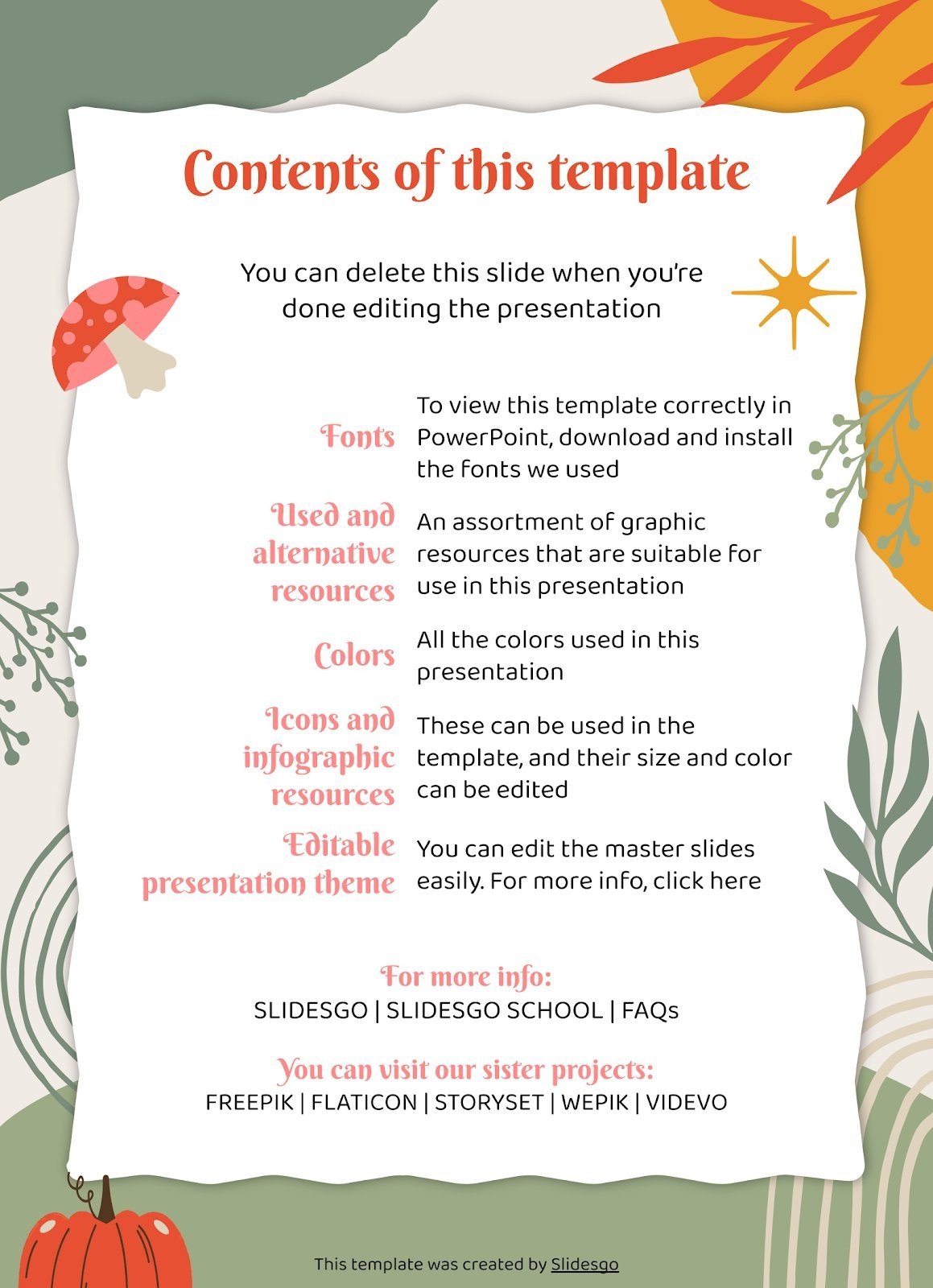 Printable Thanksgiving Restaurant Menu | Google Slides & PPT