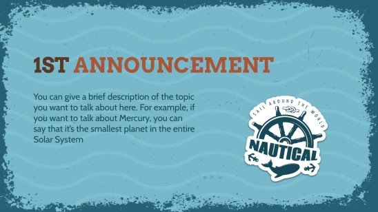 Marine & Navy Newsletter | Google Slides and PowerPoint