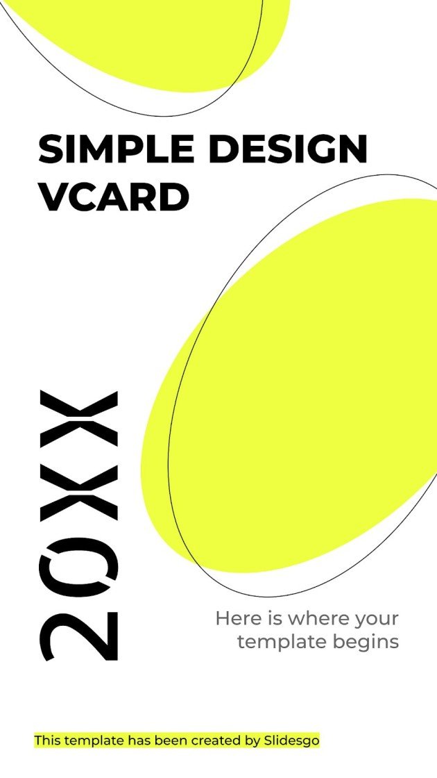 Business Card Structures for Google Slides and PPT