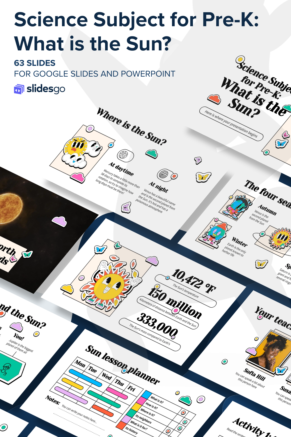 Science for Pre-K: What is the Sun? | Google Slides and PPT