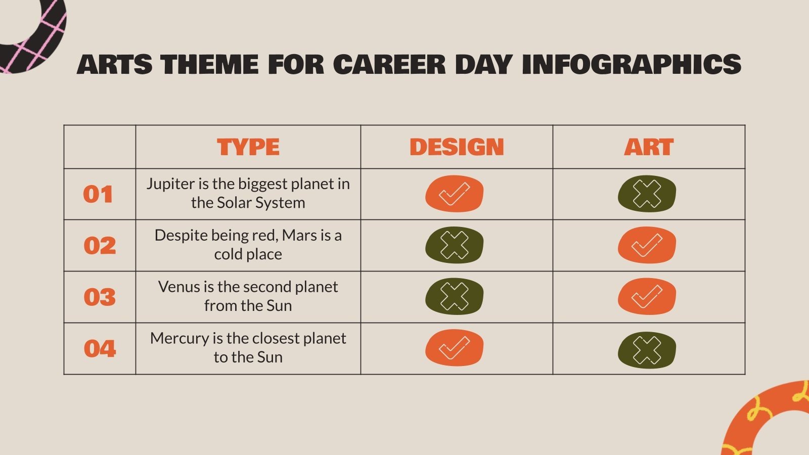 Infografías de artes para el Día de las Carreras