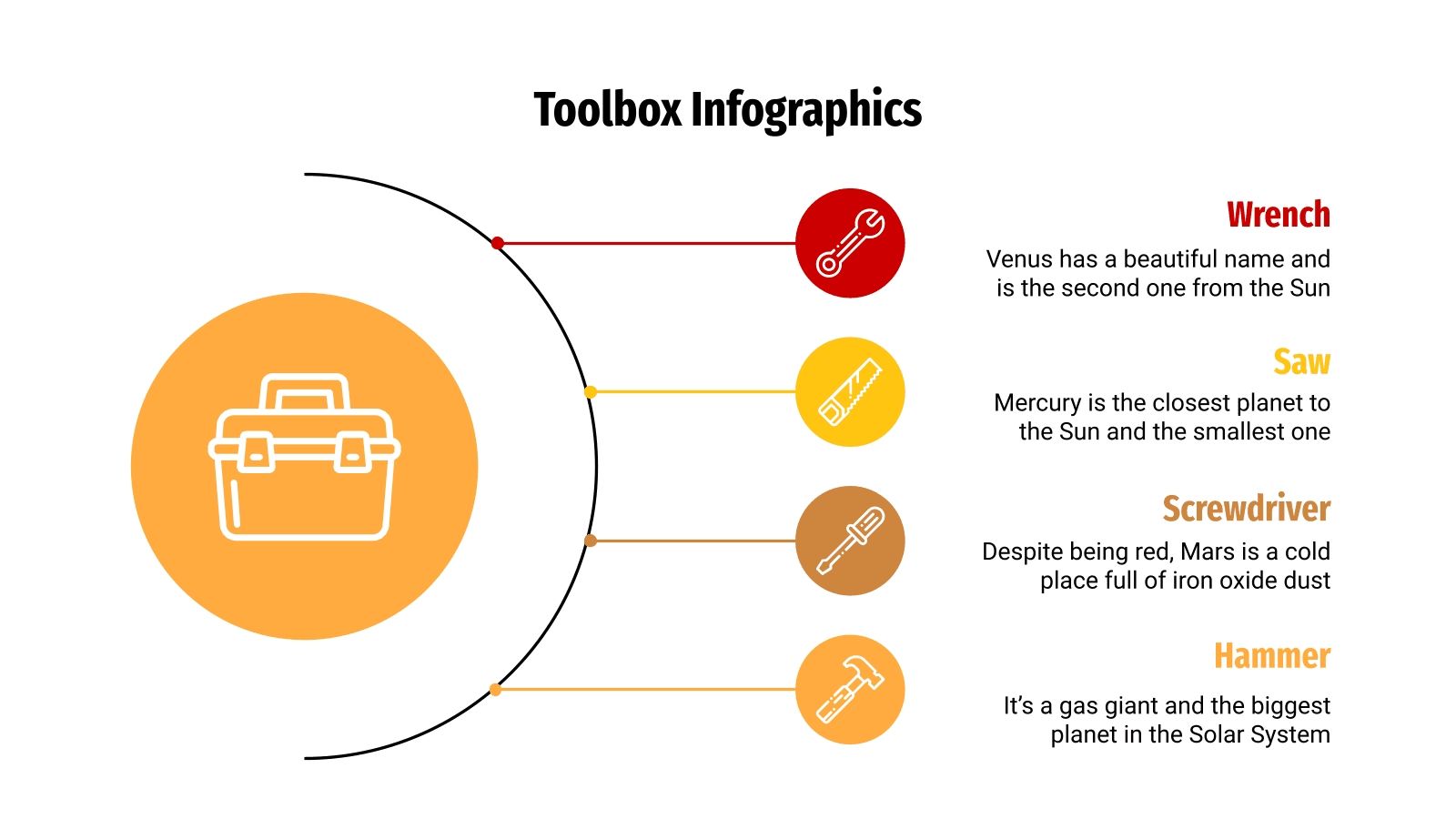 Toolbox Infographics for Google Slides and PowerPoint