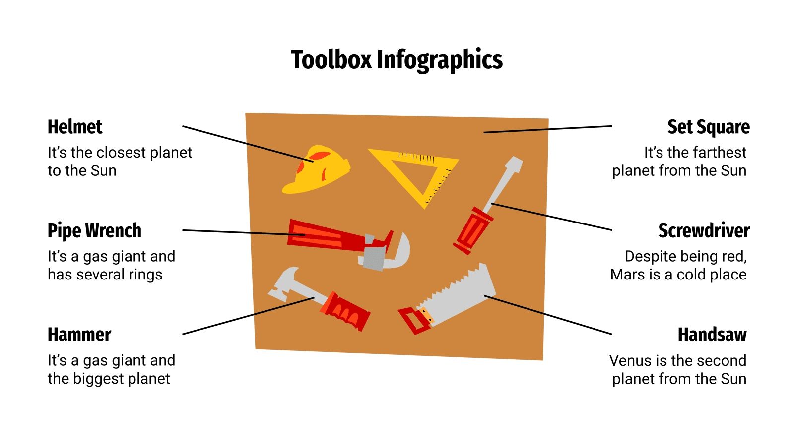Toolbox Infographics for Google Slides and PowerPoint