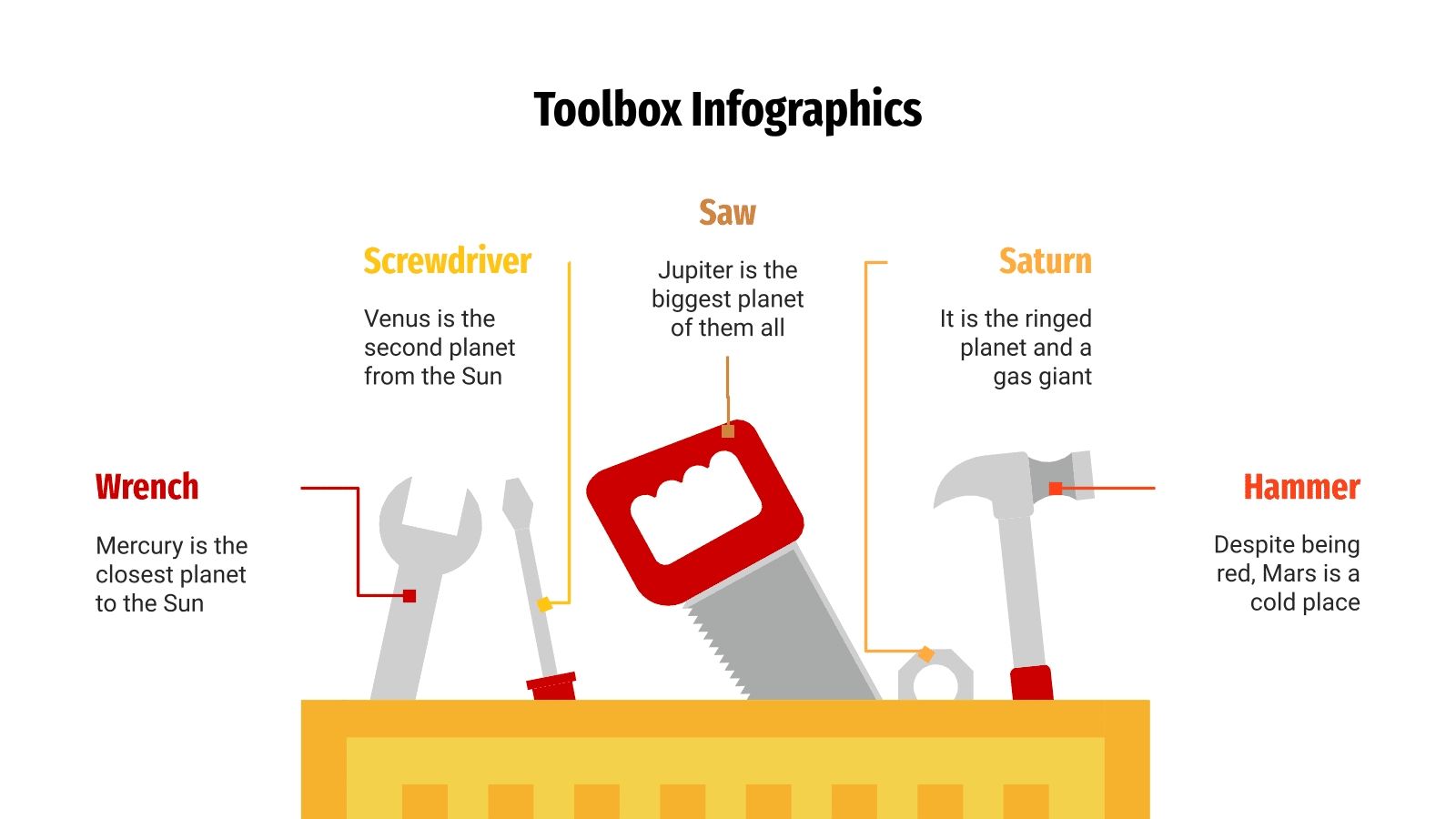Toolbox Infographics for Google Slides and PowerPoint