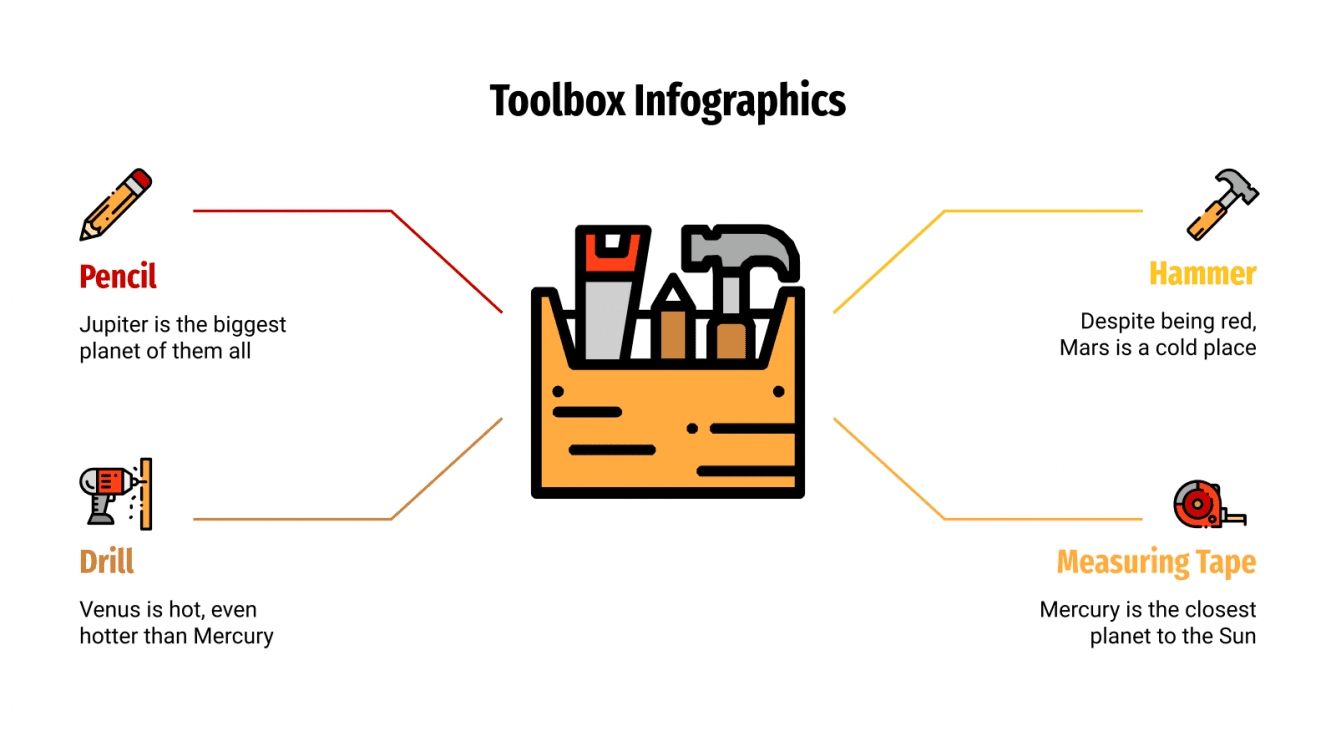 Toolbox Infographics for Google Slides and PowerPoint
