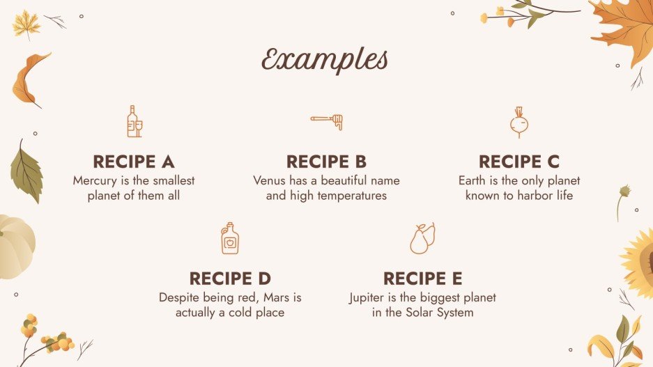 Taller: El día de Acción de Gracias | Google Slides y PPT