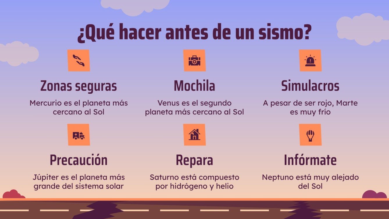 Recomendaciones durante un terremoto para Primaria