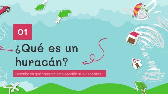 Recomendaciones durante un huracán para primaria