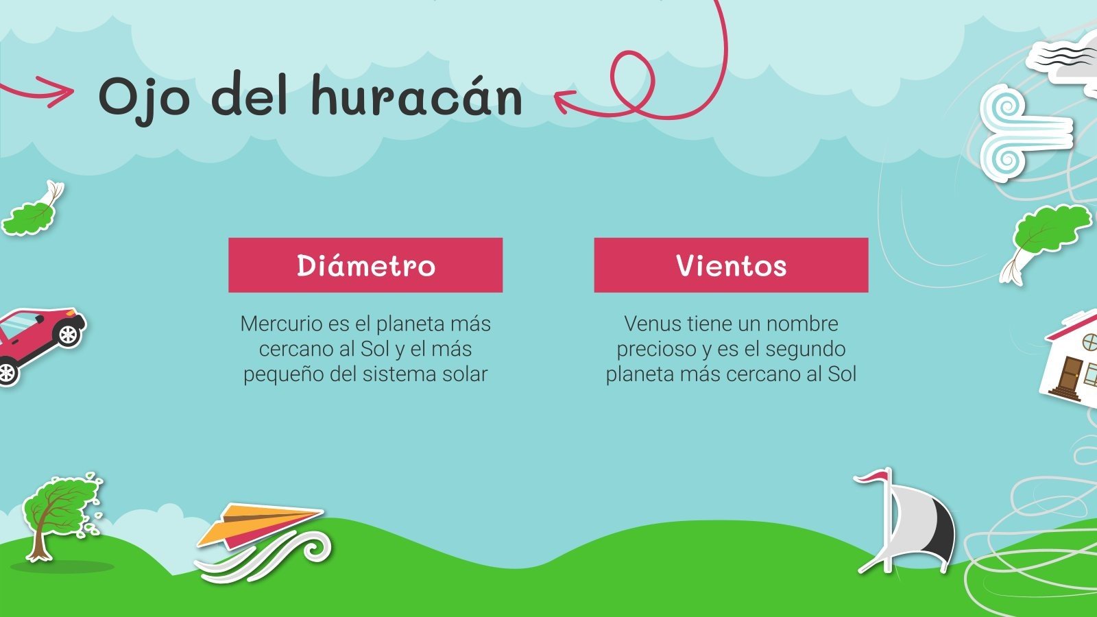 Recomendaciones durante un huracán para primaria