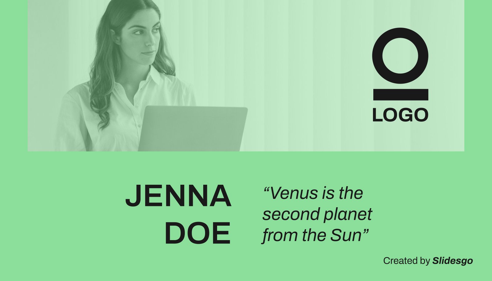 Minimalist Name Card | Google Slides & PowerPoint