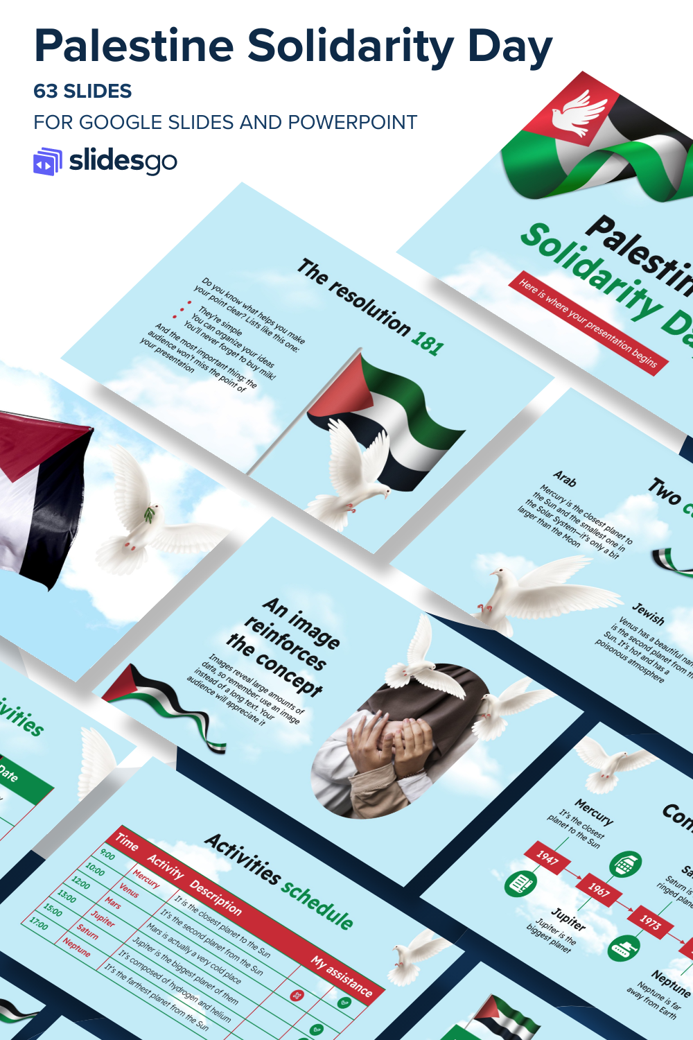 Palestine Solidarity Day | Google Slides and PowerPoint