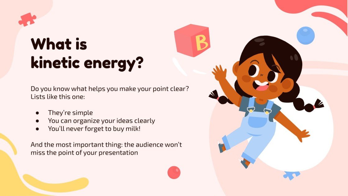 Physics Class for Kids: Kinetic Energy | Google Slides & PPT