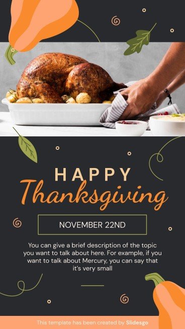 Thanksgiving IG Stories for Social Media