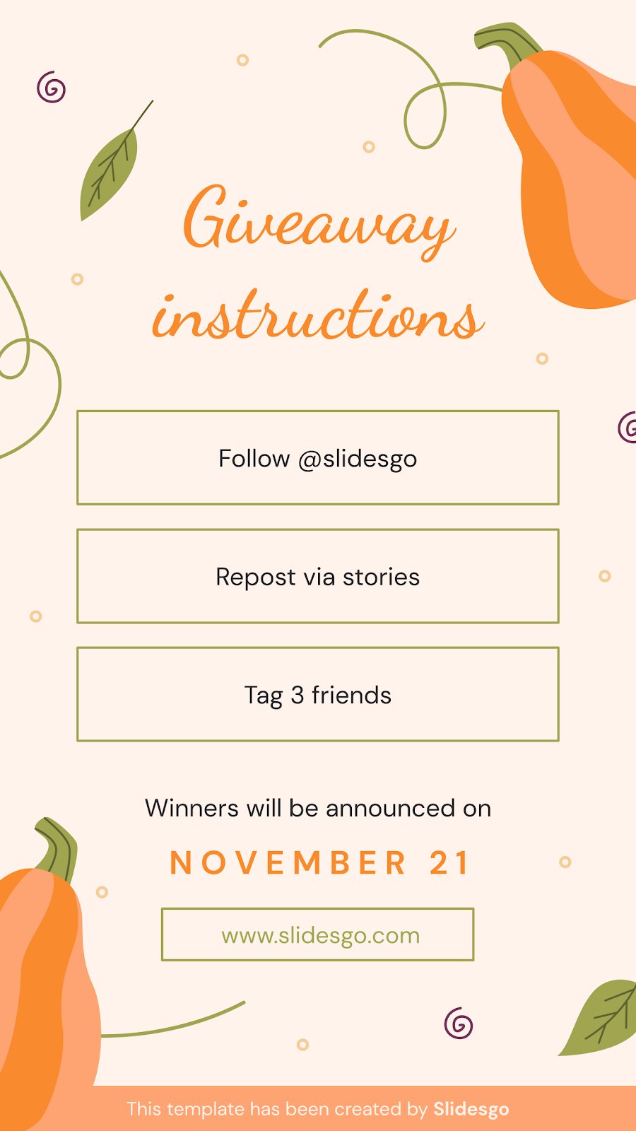 Thanksgiving IG Stories for Social Media