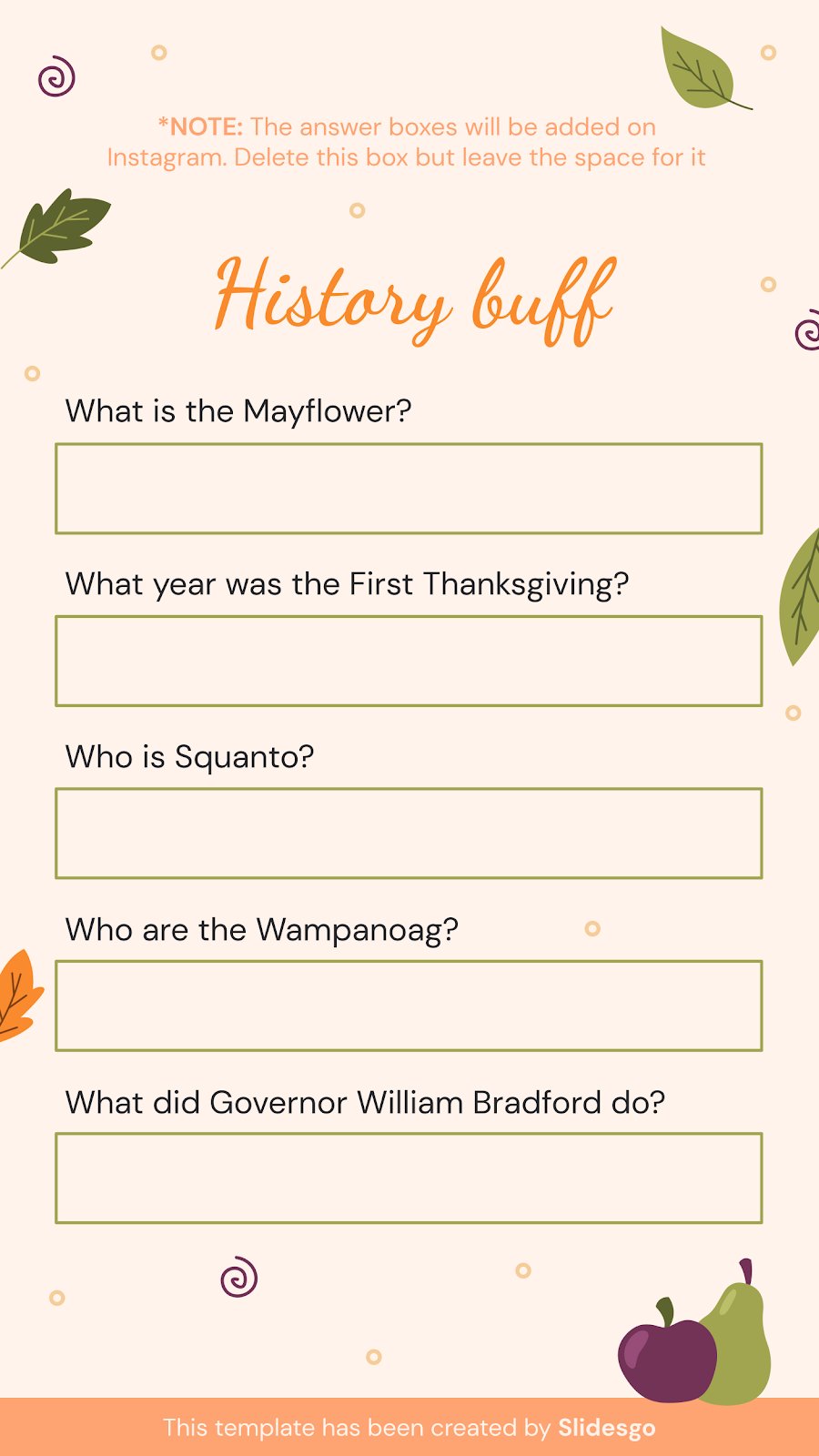 Thanksgiving IG Stories for Social Media
