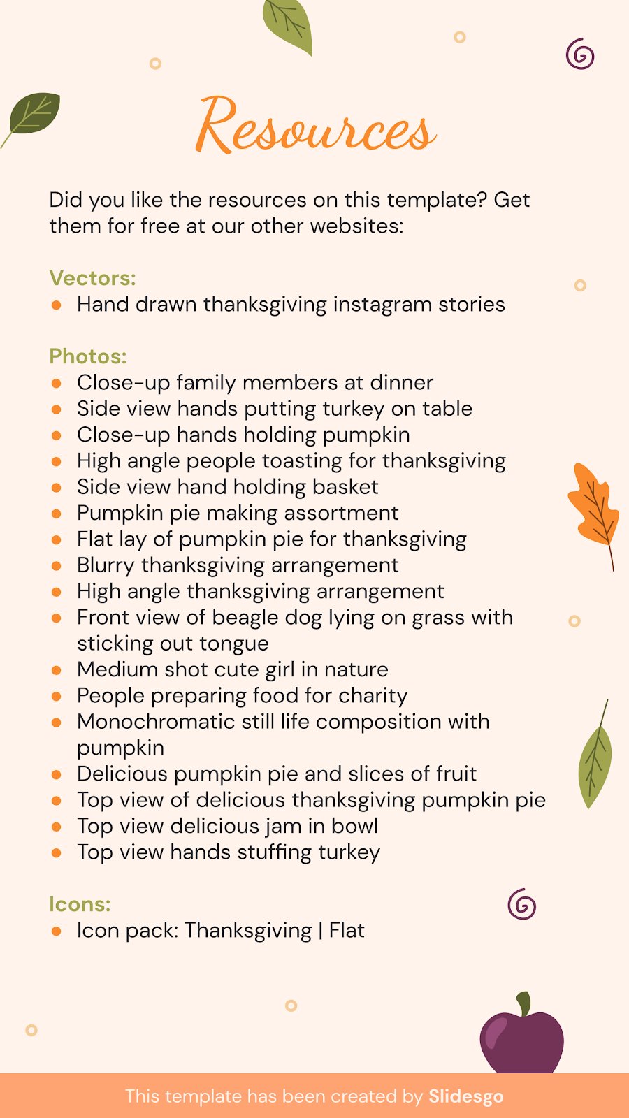 Thanksgiving IG Stories for Social Media
