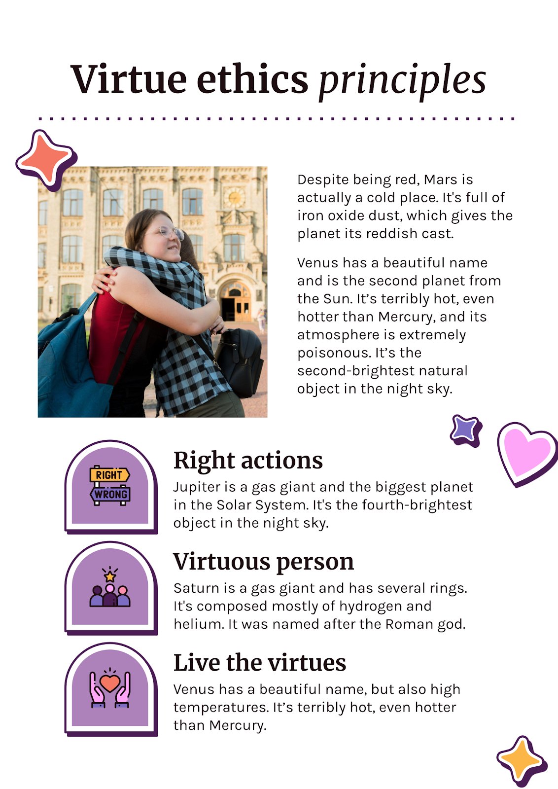 Virtue Ethics & Values Booklet | Google Slides & PowerPoint