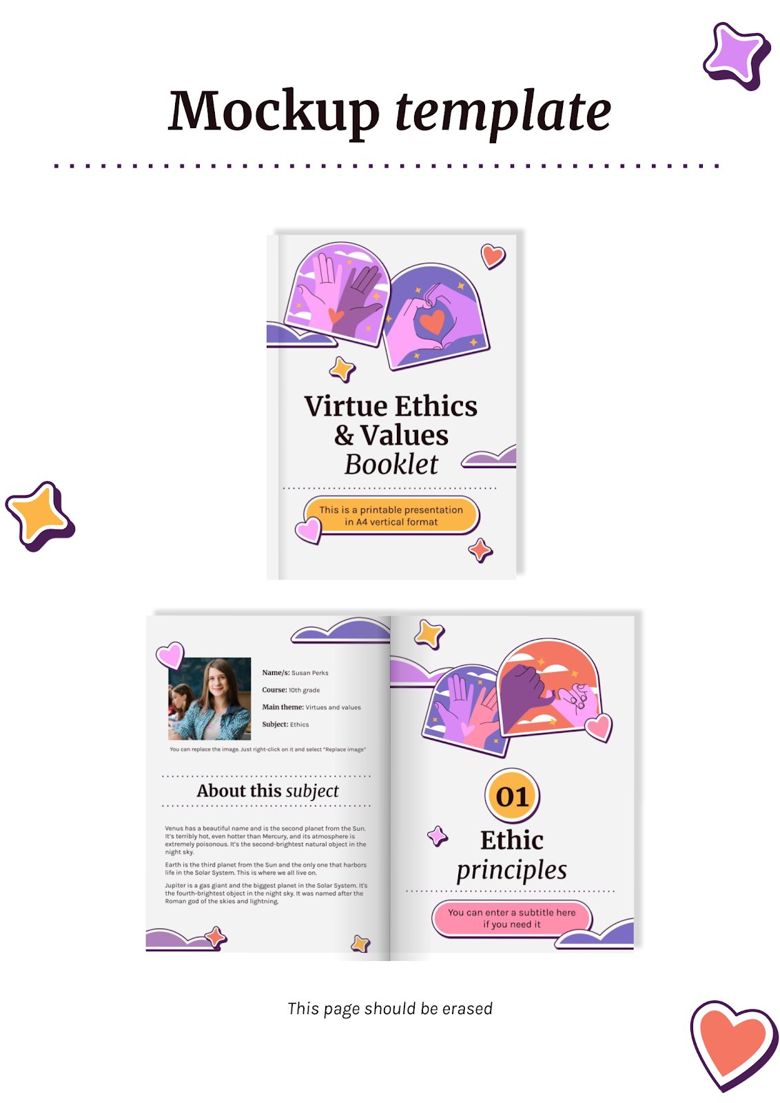 Virtue Ethics & Values Booklet | Google Slides & PowerPoint