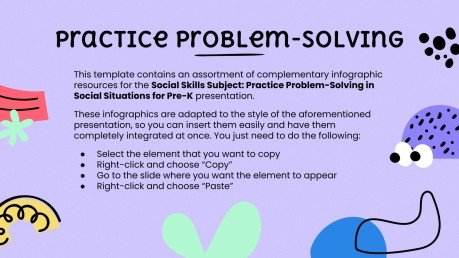 Practice Problem-Solving in Social Situations Infographics