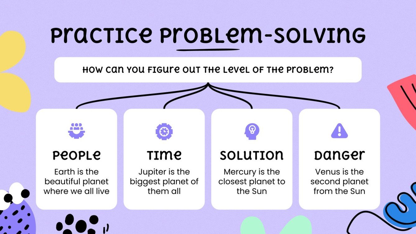 Practice Problem-Solving in Social Situations Infographics
