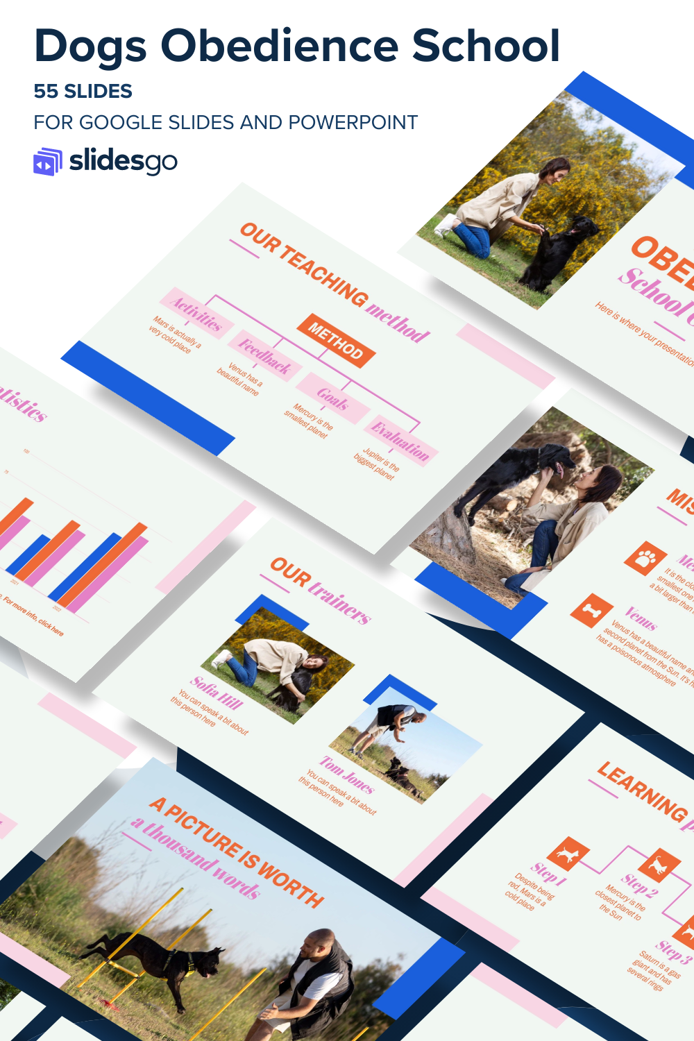 Dogs Obedience School | Google Slides and PowerPoint