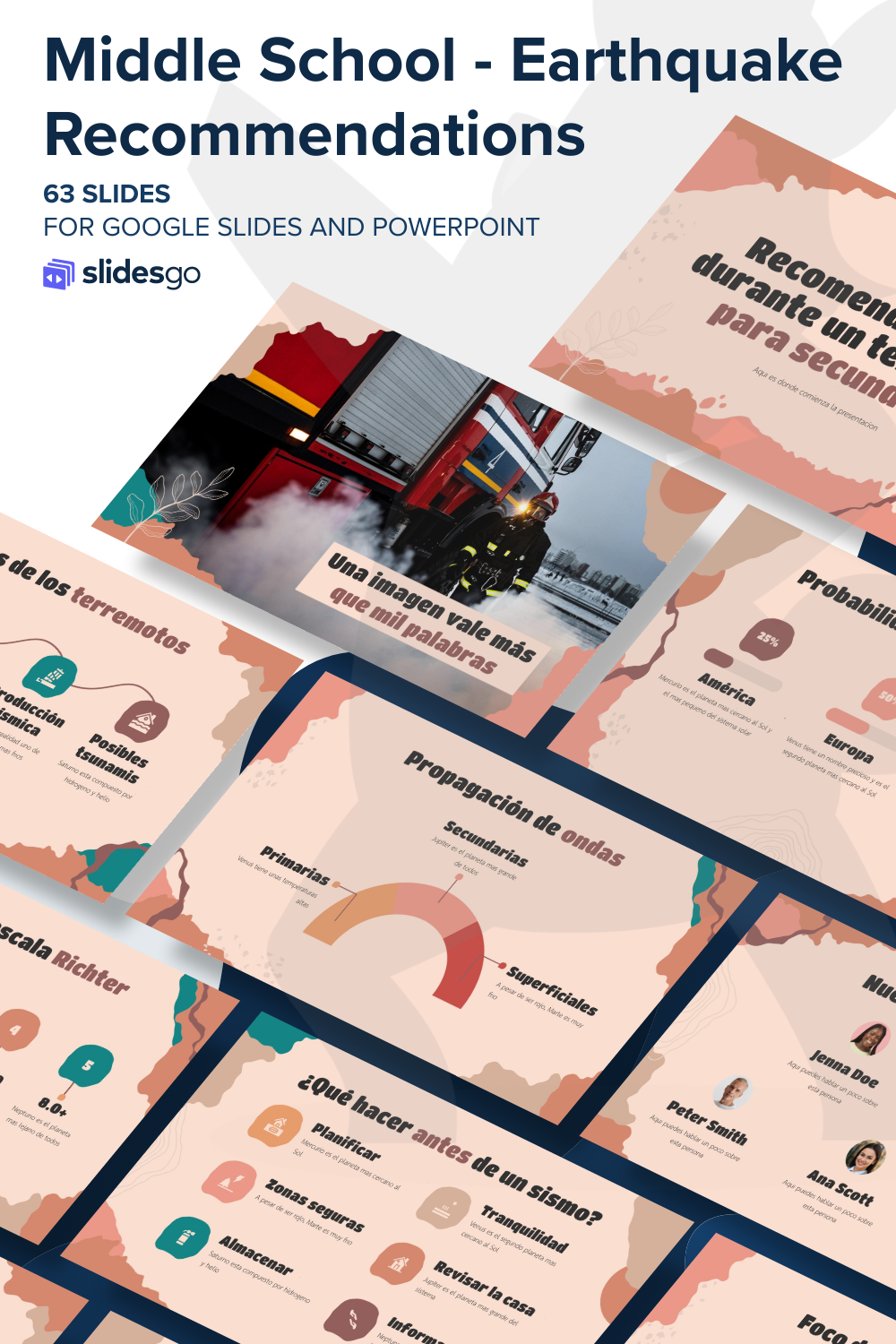 Earthquake Recommendations for Middle School | Google Slides