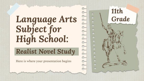 Language Arts Subject for High School: Realist Novel Study
