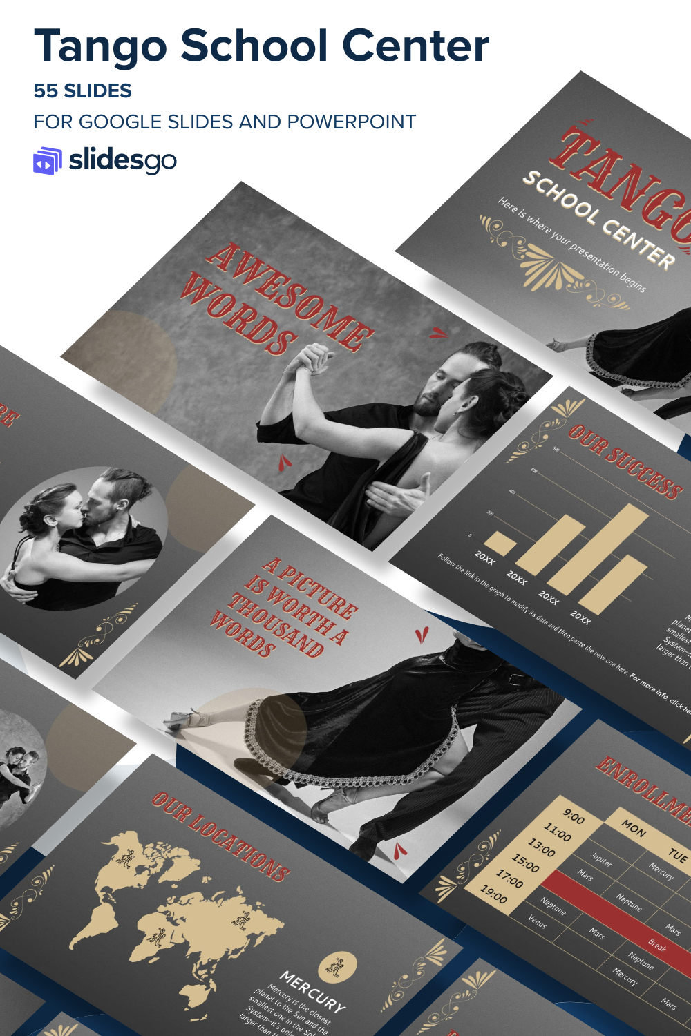 Tango School Center | Google Slides & PowerPoint