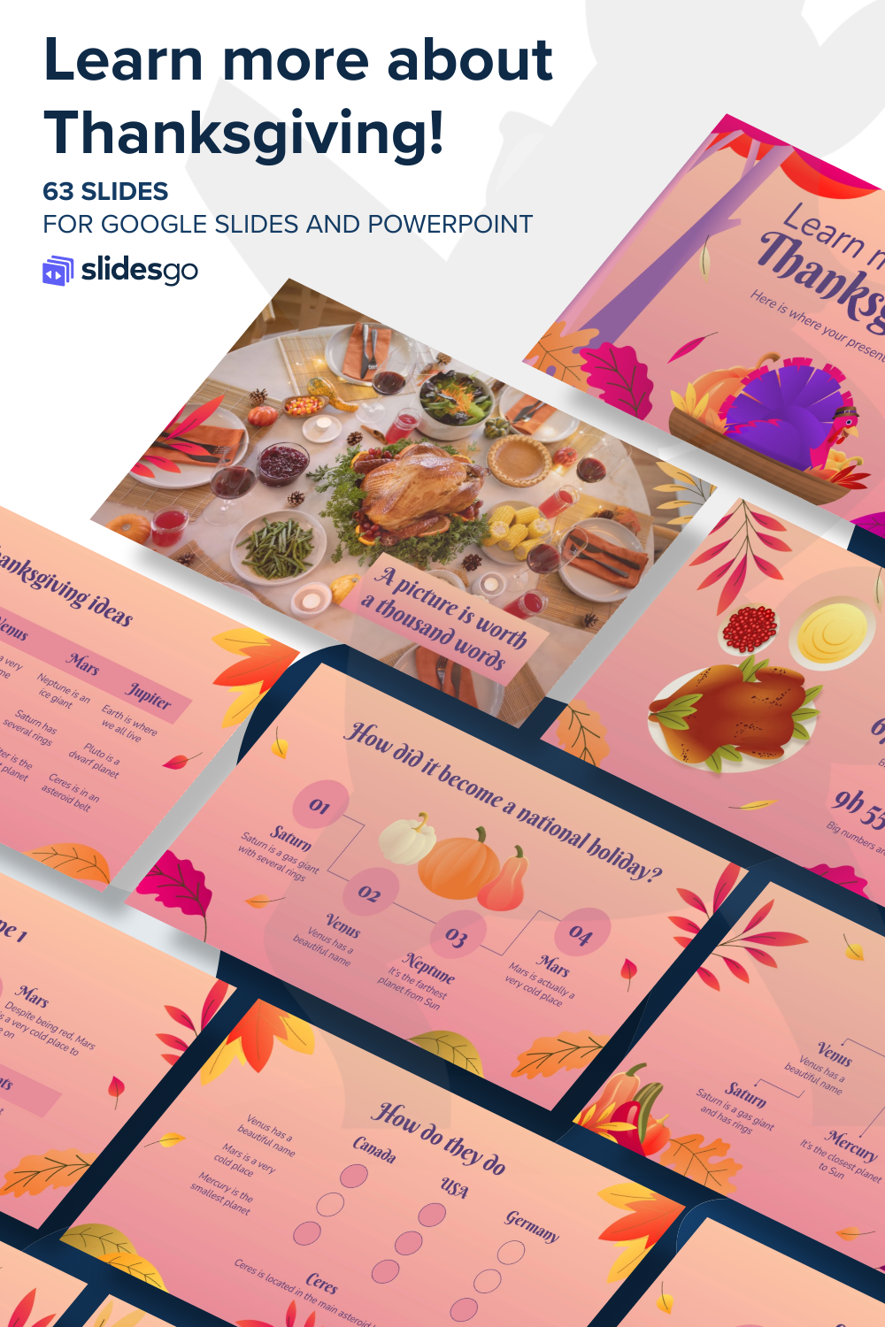 Learn more about Thanksgiving! | Google Slides & PPT