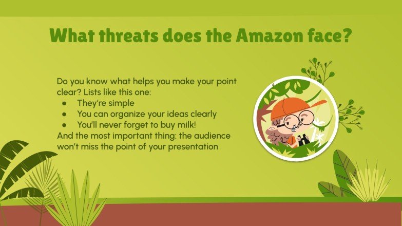 Elementary: The Amazon Rainforest | Google Slides and PPT